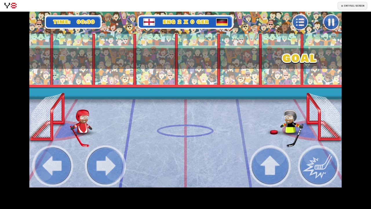 PUPPET HOCKEY BATTLE (flash game)