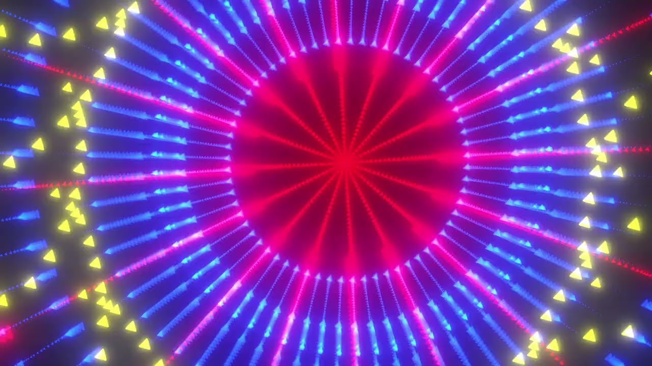 Forge of Neon Art - # 002 - Dynamic Animated Neon Pattern