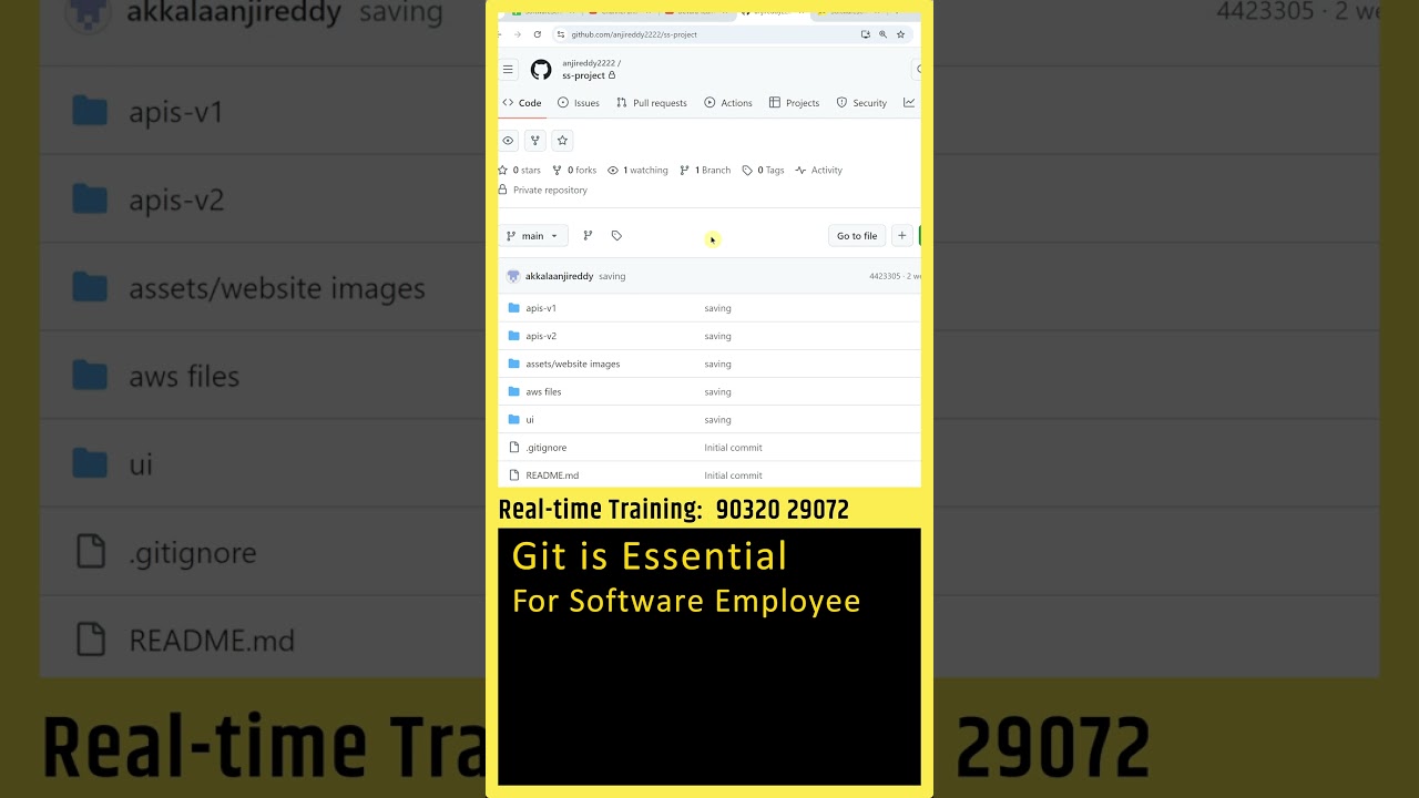 Git: Essential Tool for Software Employee, Git and GitHub, Git Tutorial, GitHub Tutorial #shorts