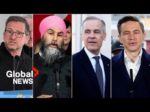 Canada election 2025: Party leaders make their final campaign push