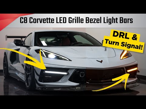 C8 Corvette LED Grille Bezel Light Bars! - Paragon Performance
