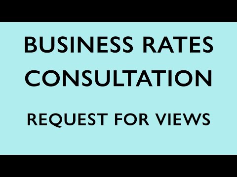 The 2020 Business Rates Consultation - thoughts about the questions