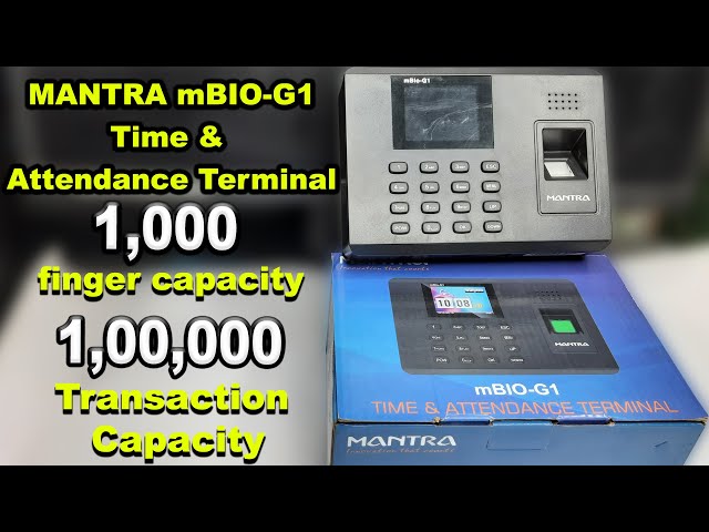 Biometric Attendance System - Mantra Bioface Msd1k Trader - Wholesaler ...