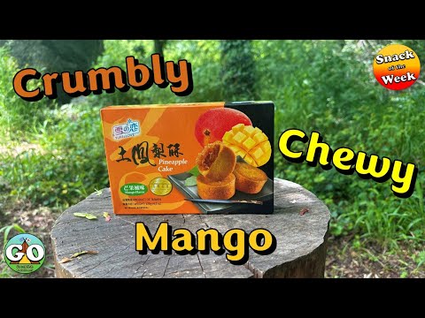 Snack of the week (Episode 105) - Pineapple cakes - Mango Flavour