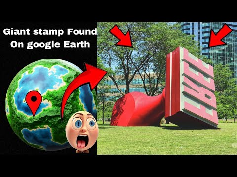 π± giant stamp Found on google maps and Google Earth π @savandhivare