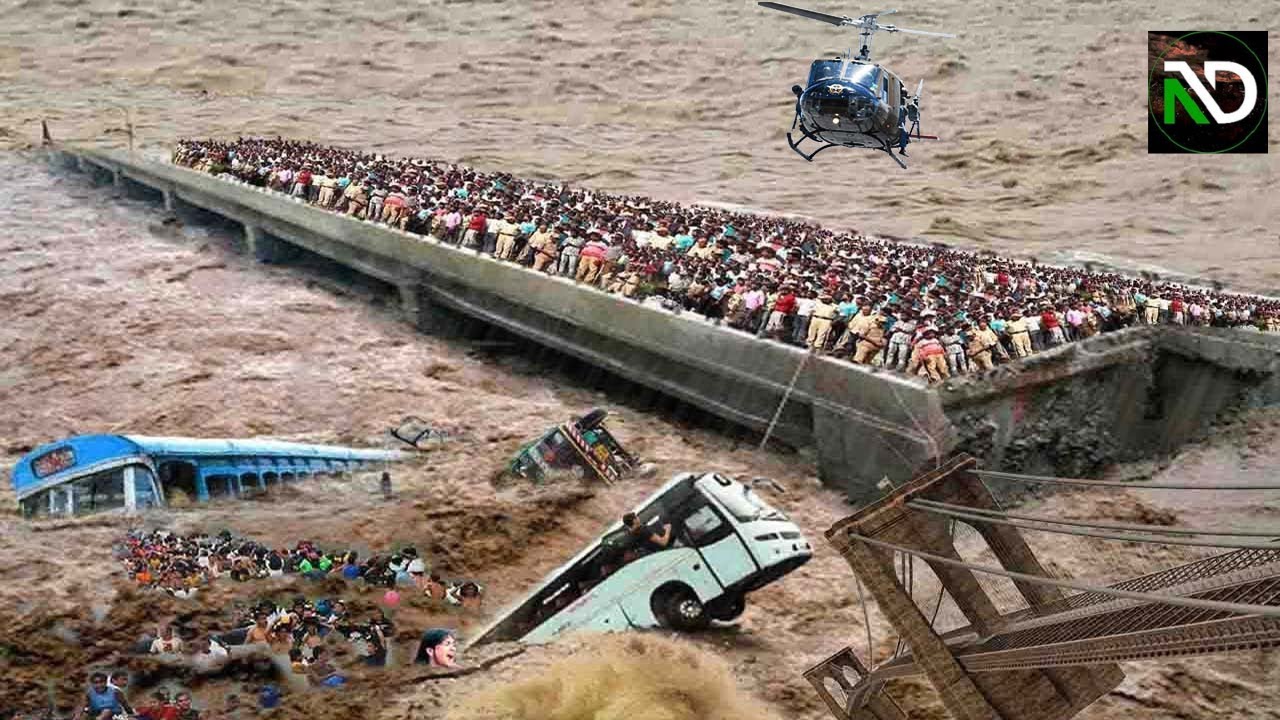 Most Crazy Monster Flash Flood Caught On Camera 2023 ! Mother Nature Got Angry !  Natural Disasters