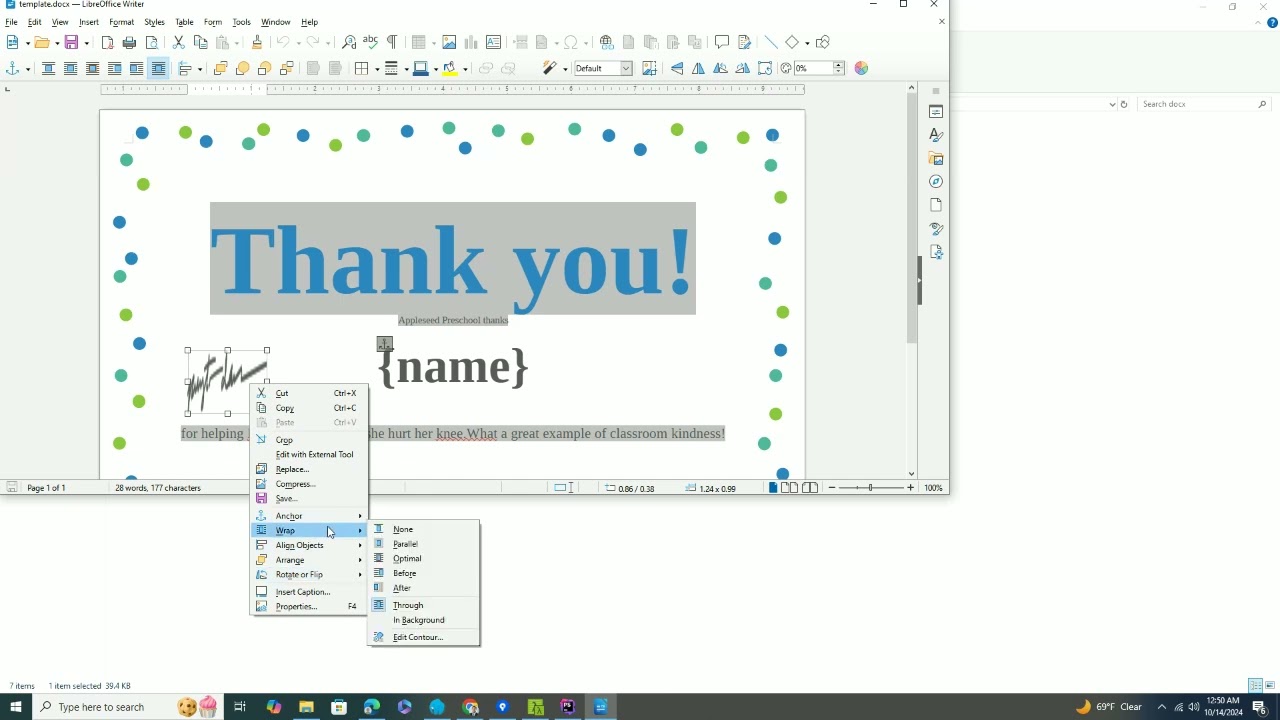 How to replace text in ppt from php