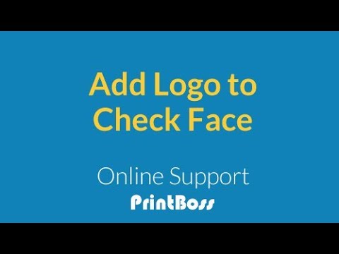 Add Logo to Check Form