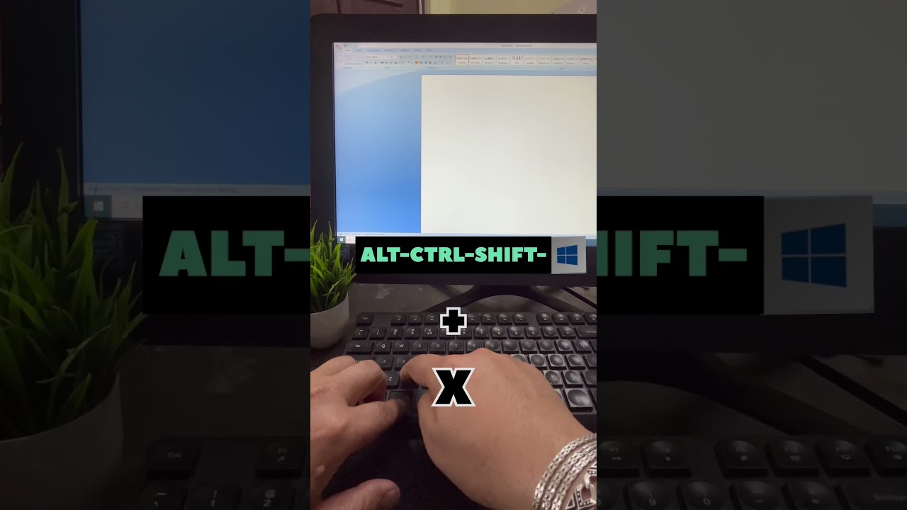 Alt-Windows-Ctrl-Shift keys combinations for Softwares  shortcuts. #digitalart #computerart #shorts