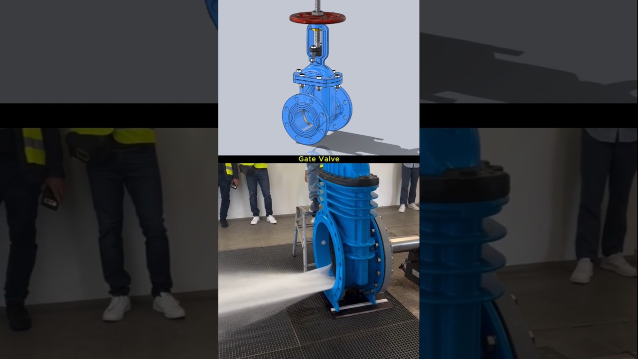 How a Gate Valve Opens #shorts