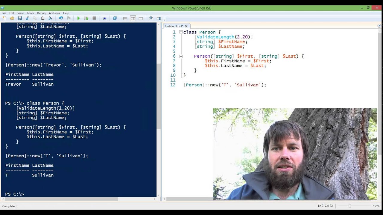 PowerShell v5 Classes :: Property Validation Attributes