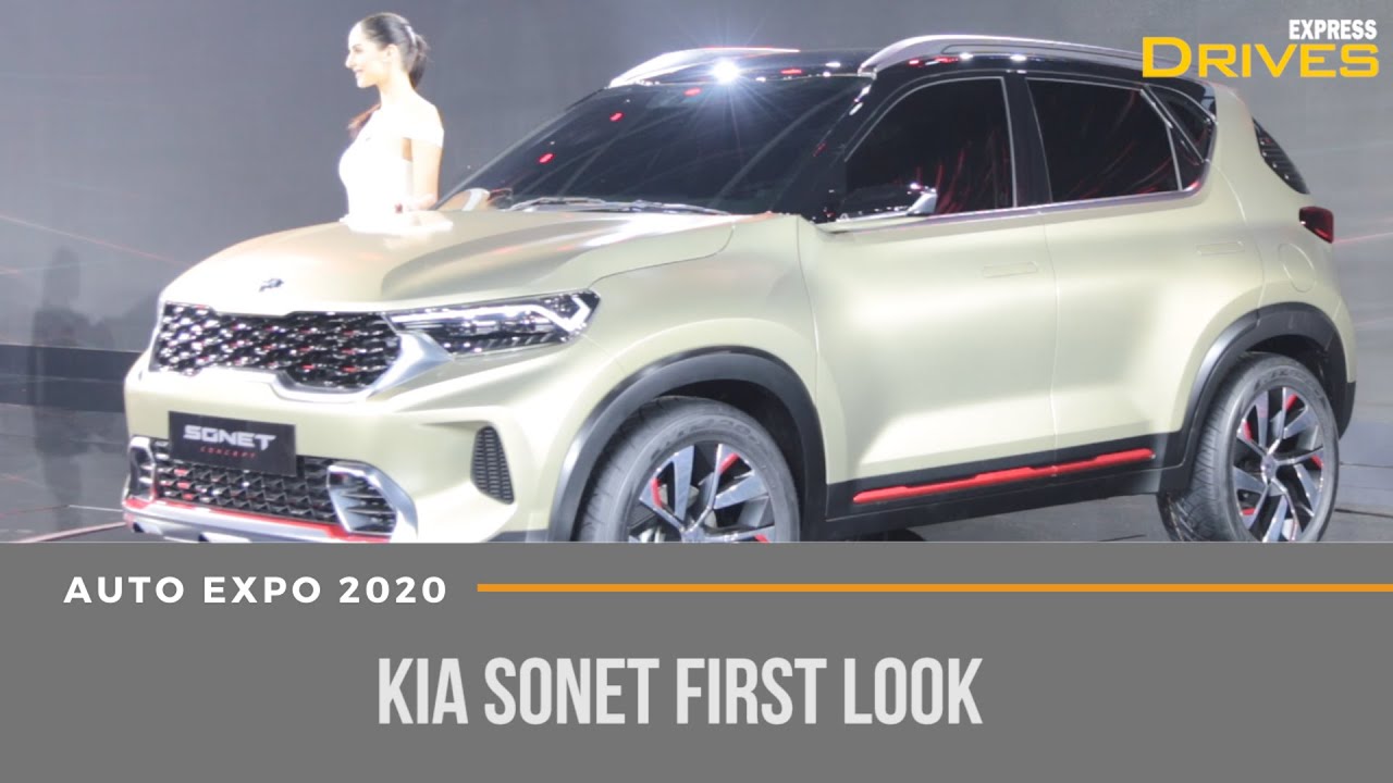 Kia Sonet subcompact SUV concept Walkaround | Brezza, Venue rival at Auto Expo 2020