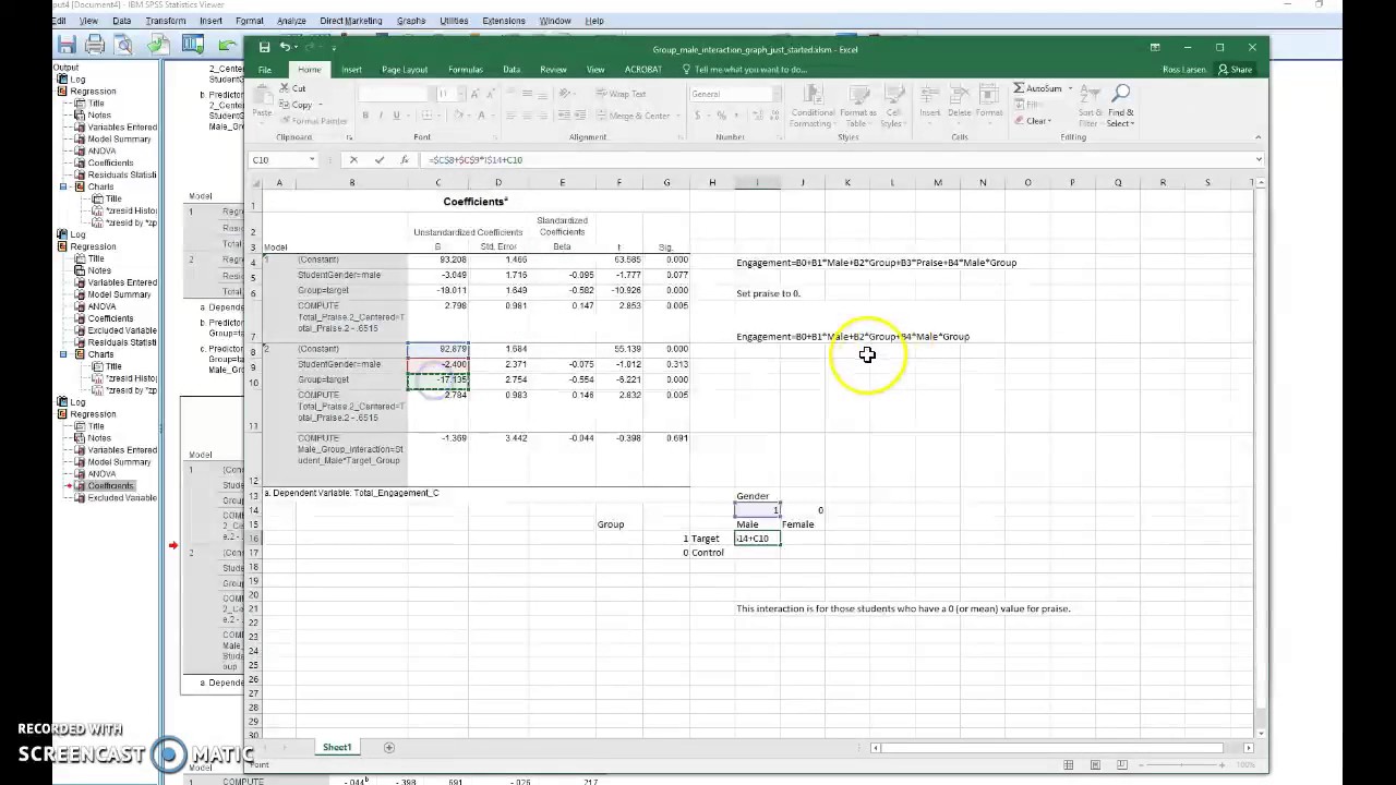 Nominal*Nominal Interaction plot