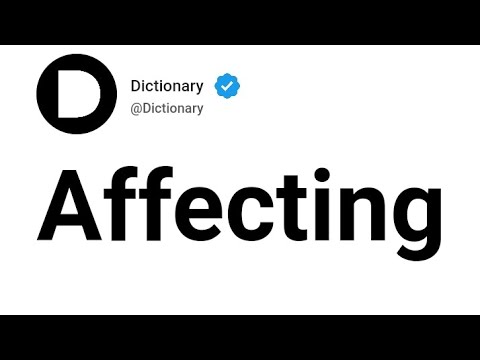 Affecting Meaning In English