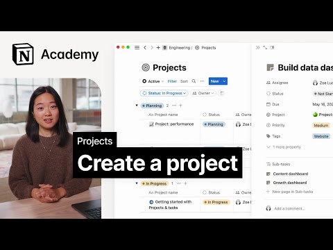 Create a project tracker