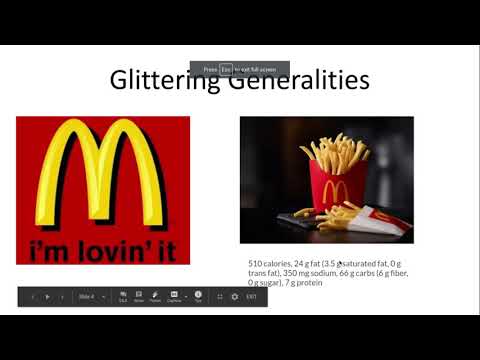 Glittering Generalities