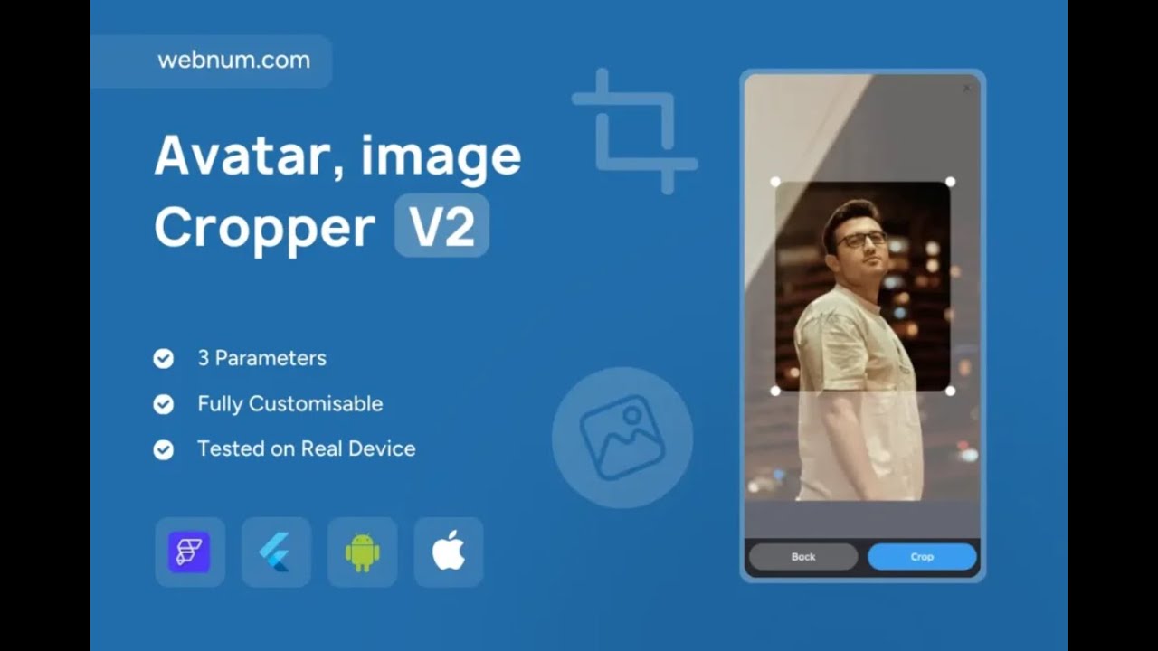 FlutterFlow Avatar Cropper Widget 👤✨ #flutterflow #avatar #cropper #widget