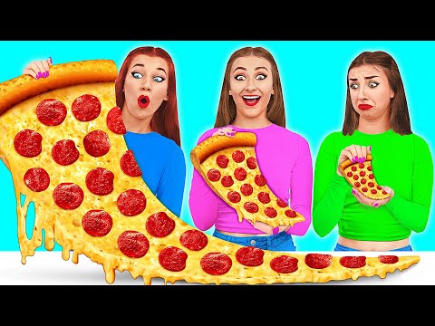Big, Medium and Small Plate Challenge | Food Battle by Multi DO Challenge