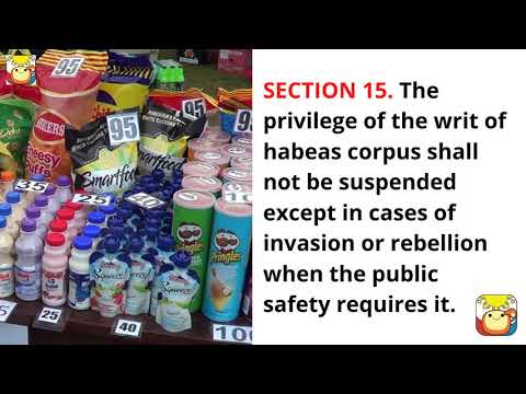 Bill of Rights, Sec. 15 [Memorization Matters]