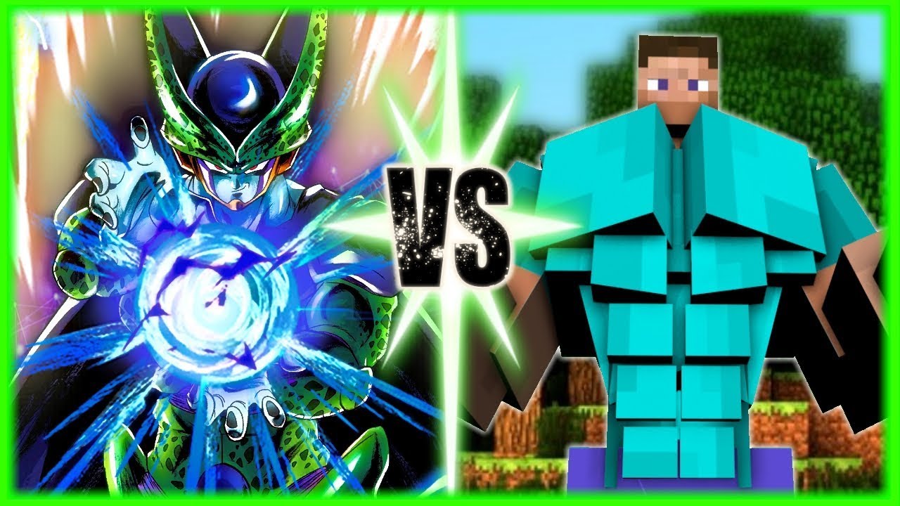 Perfect Cell Vs Super Steve (Ft.GoofyGoof)