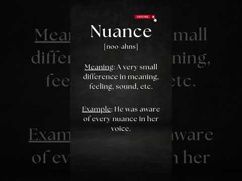 Pronounce NUANCE the right way #shorts #shortsvideo #pronunciation #english #Nuance #viral