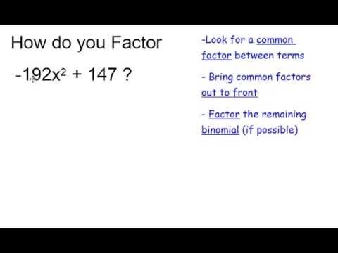 Factor -192x^2 + 147