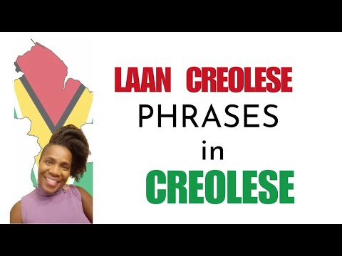 learn Guyanese Creolese with these practice sentences