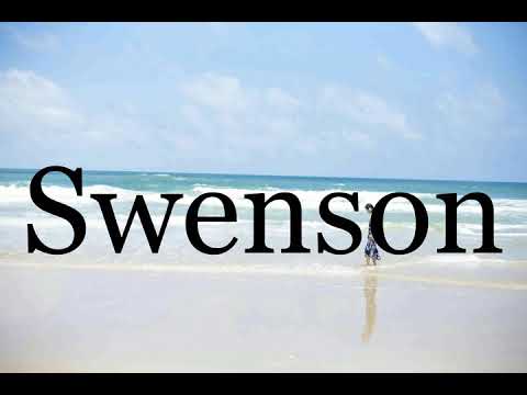 How To Pronounce Swenson🌈🌈🌈🌈🌈🌈Pronunciation Of Swenson