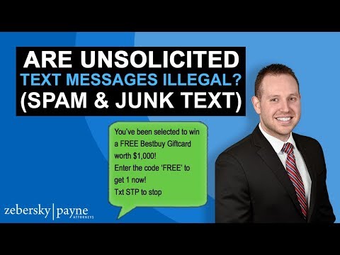 Are Unsolicited Text Messages Illegal? (Spam & Junk Text) - Consumer Law Attorney In Fort Lauderdale
