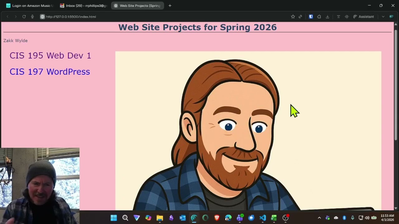 CIS 195 Demo | Update and Publish an Image for your Webpage