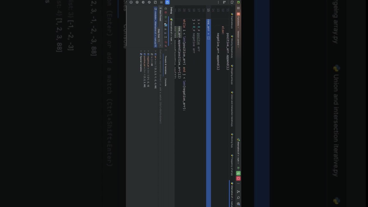 Dry Run Positive and Negative Numbers Alternately #coding #fulltimelogic #python #codingtutorial