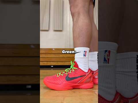 Kobe 6 Protro “Reverse Grinch” LACE OPTIONS! 👀🔥🎄