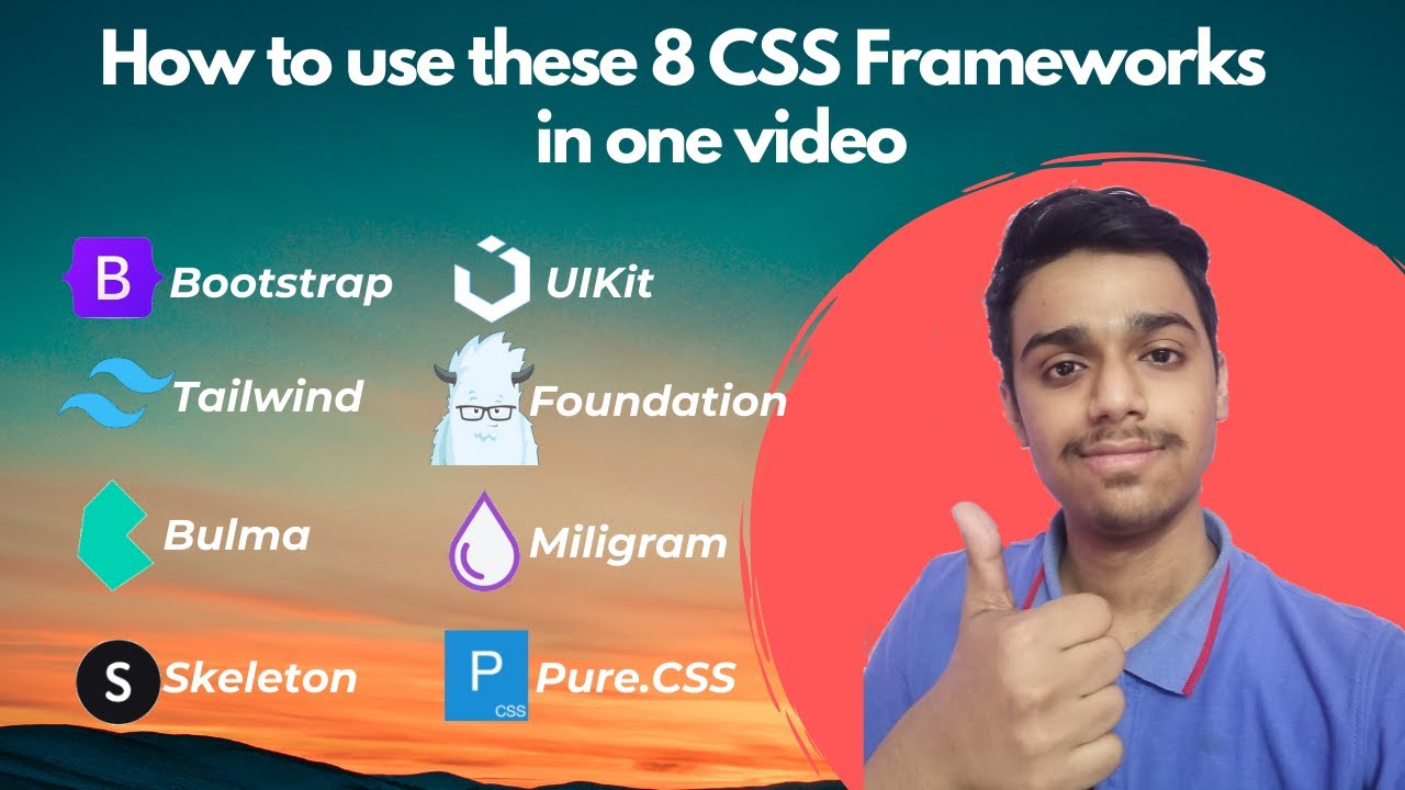 Beginners Tutorial for Top 8 CSS Frameworks