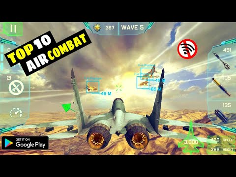 Top 10 high graphics Air Combat games for android | Offline / Online | Multiplayer