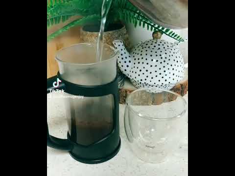 A Good Morning With A Fresh French Press coffee ☕