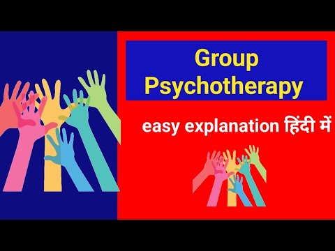 Group Psychotherapy/easy explanation in hindi/group therapy