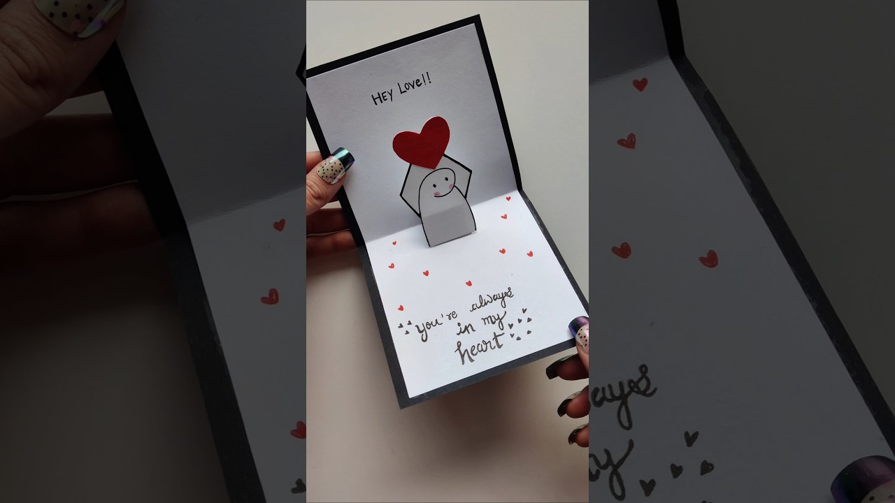 DIY Pop-Up LOVE CARD for Valentine in Minutes!