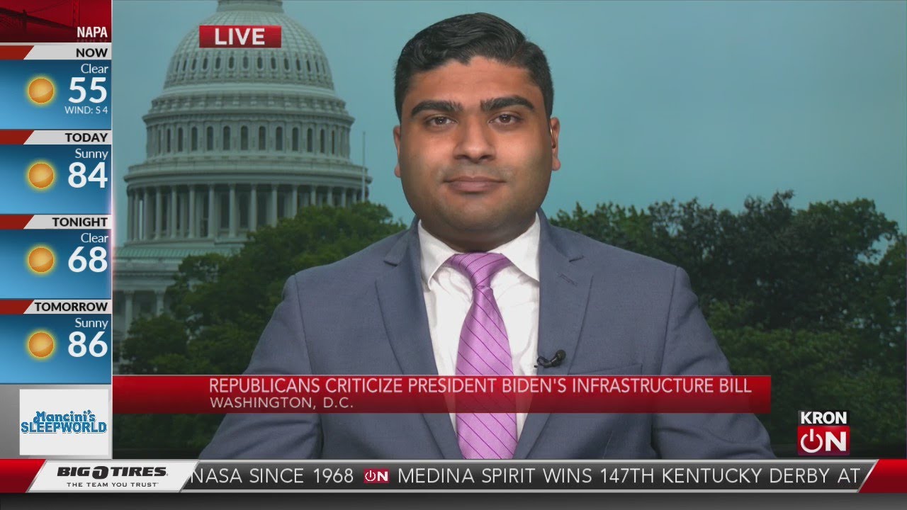 Republicans criticize President Biden's infrastructure bill