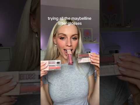 trying maybelline lifter glosses #maybelline #lipgloss #glossylips
