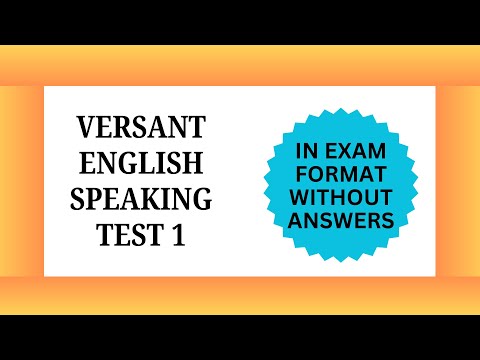 Versant English Test Practice Set 1 – Versant Call Center Exam Sample Questions (Voice Assessment)