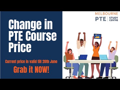 PTE Course Price Change