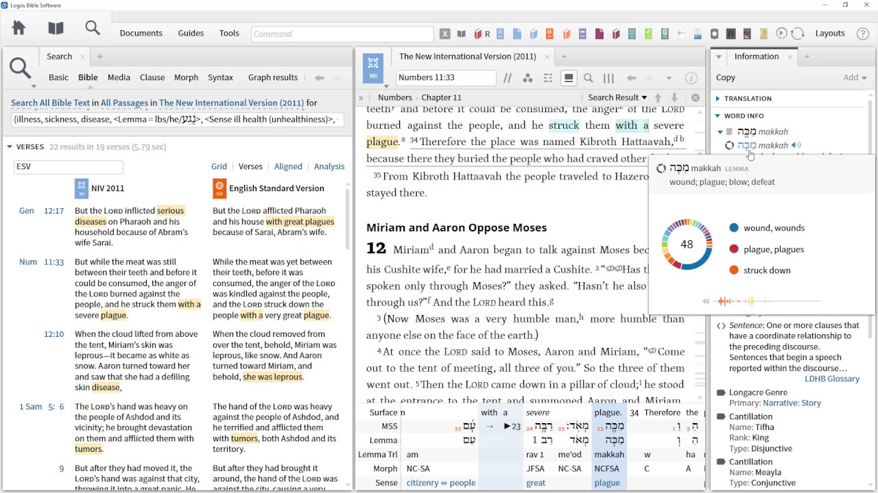 Logos 7: Building search criteria