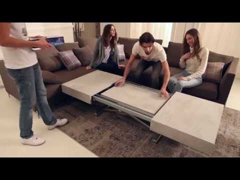 Tavolino Trasformabile NEW COVER by Easyline | Italian Transformable Table