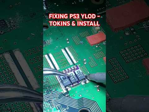 YLOD Fix: Installing New Tokins on PS3 Fat for Error Codes 1001 & 1002! 🔧✨ #PS3Repair
