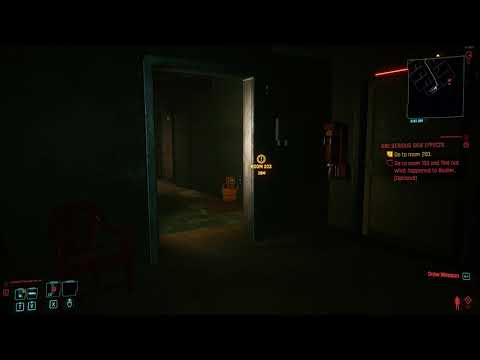 Go to room 203 Cyberpunk 2077