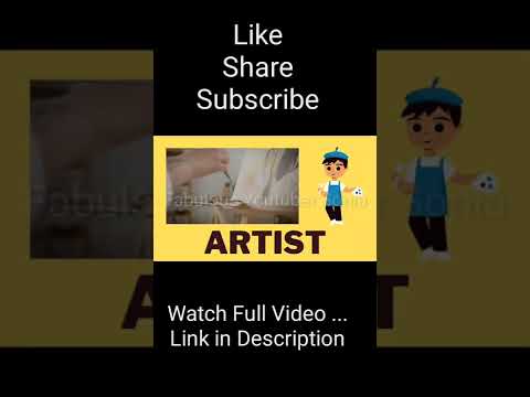 Artist Words starting with a for kindergarten #preschool_educational_learning_videos