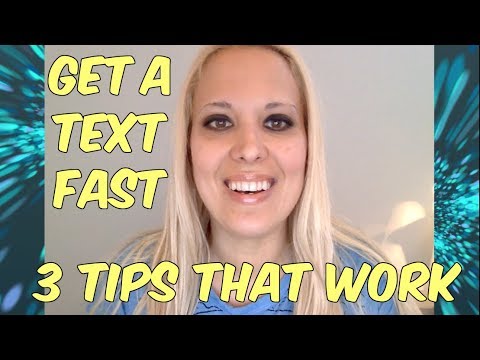 Get a Text FAST - 3 Tips that Actually Work - Get a Text Part 12 - Law of attraction