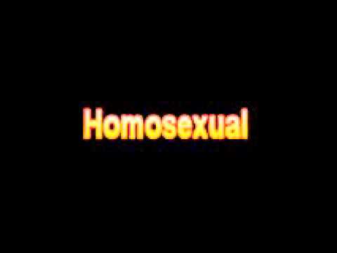 What Is The Definition Of Homosexual - Medical Dictionary Free Online Terms