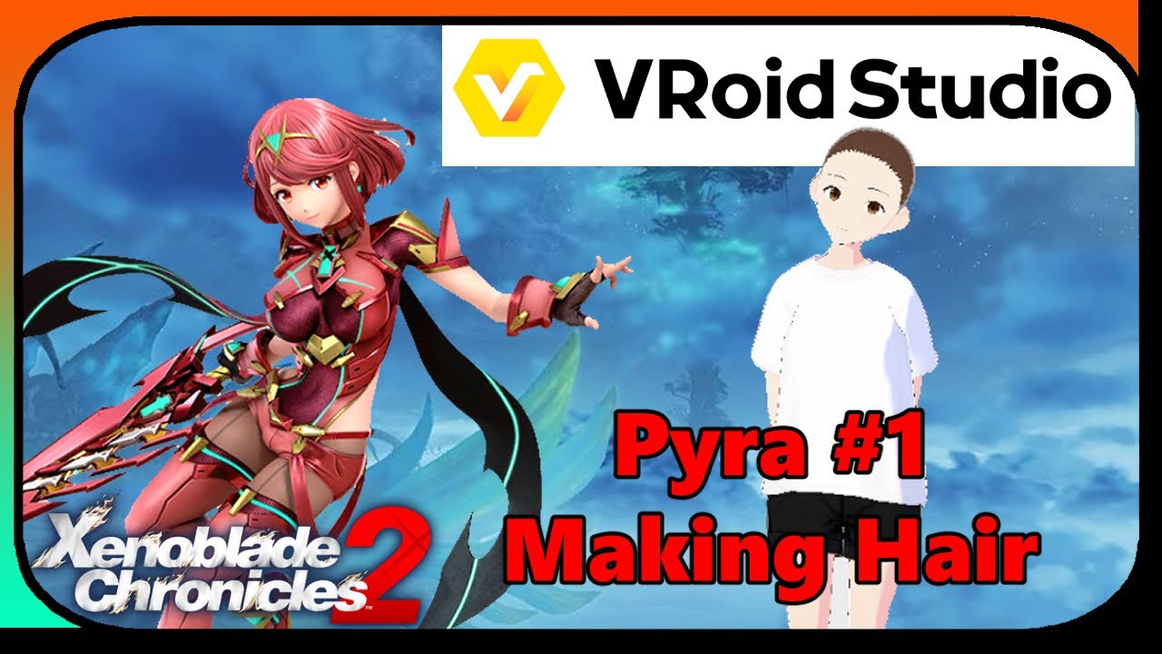 Artist VTuber | Making Pyra in VRoid #1 Making Hair