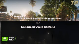 GTA 5 Mods - Graphics Mod NVE Remastered And Realistic Ray Tracing With Add On Vegetation On ...